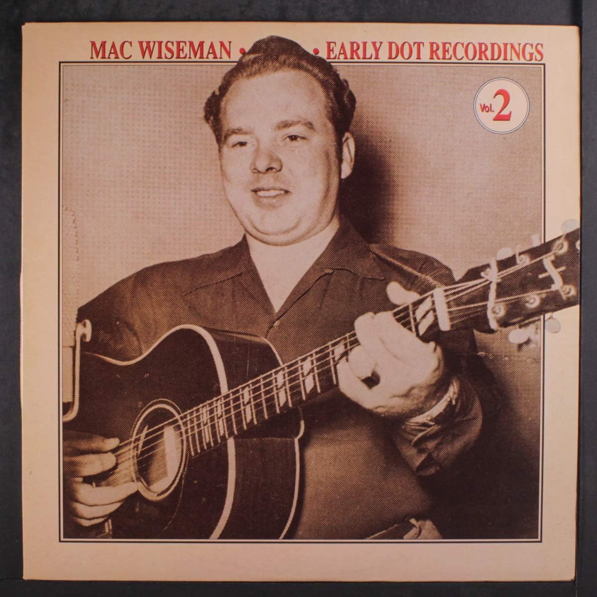 MAC WISEMAN - early dot recordings, vol. 2 REBEL 109 (LP vinyl record ...