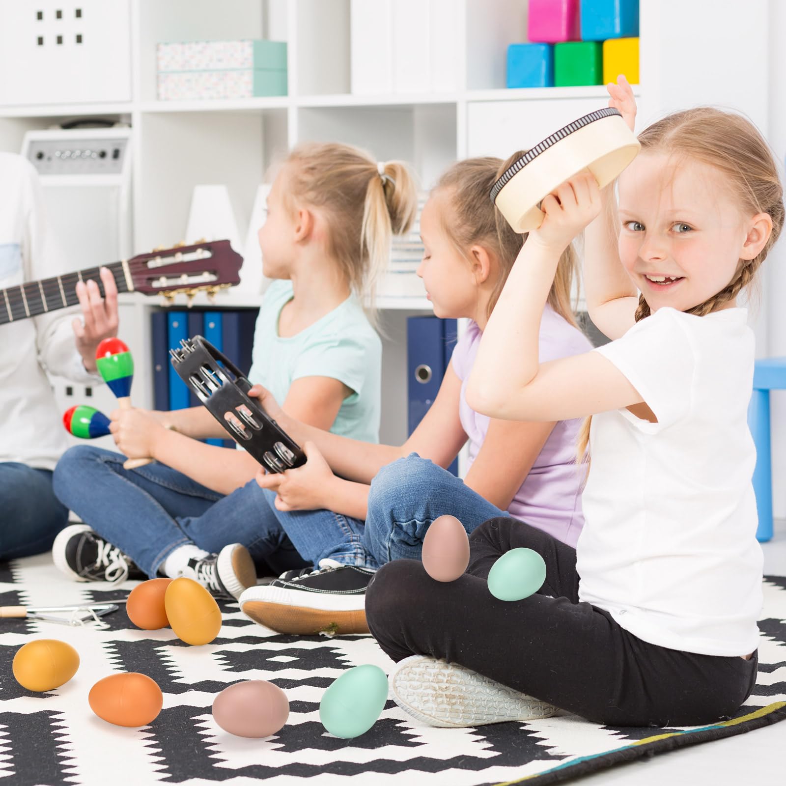 Snapklik.com : Yeshone 40 Pcs Egg Shakers Musical Instruments ...