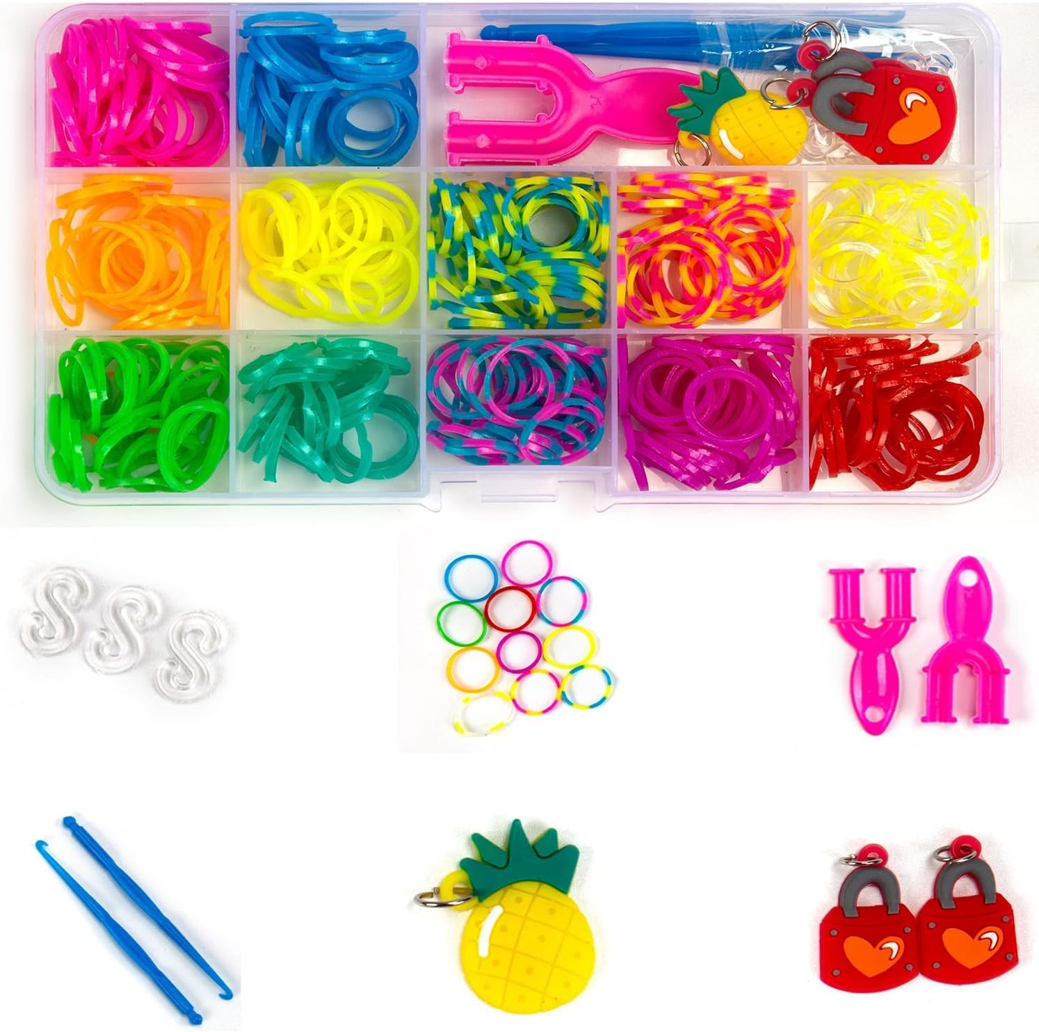 XCTLZGHE 600Rubber Band Bracelet Kit, Loom Bracelet Sri Lanka | Ubuy