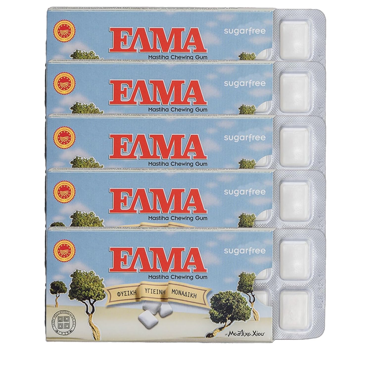 Amazon.com : ELMA Sugar Free Greek Chewing Gum with Natural Chios Resin ...