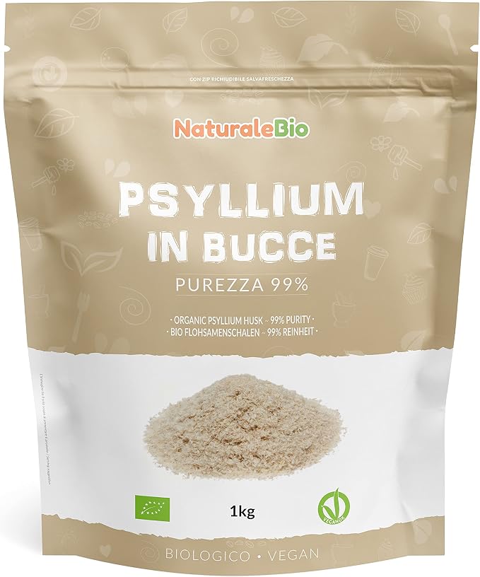 Cáscara de Psyllium Ecológico - 99% Pureza - 1 Kg. Psyllium Husk ...