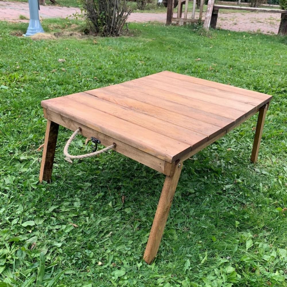 Amazon.com: AJIDUO Small Folding Picnic Table (19.0" X 27.0"), Children ...