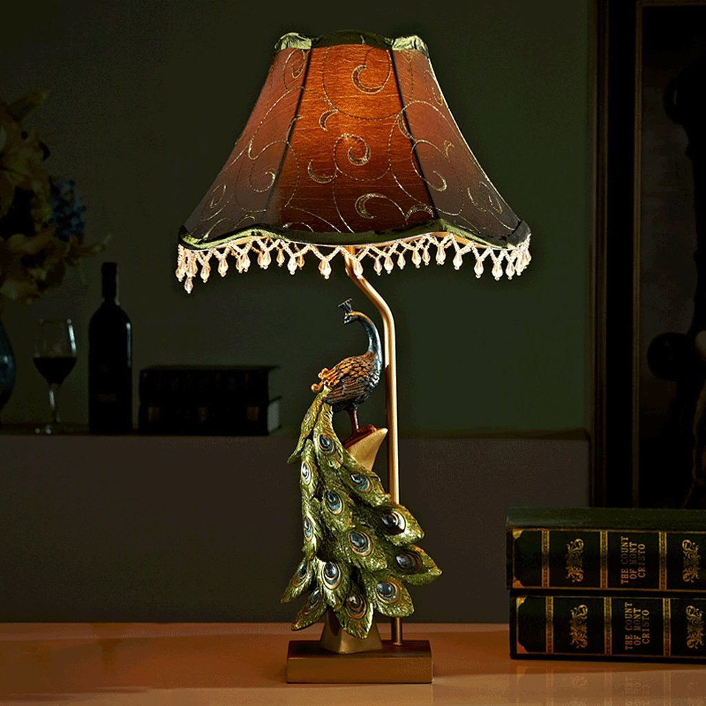 Resin Peacock Table Lamp Golden Resin Remarkable Table Lamp Online