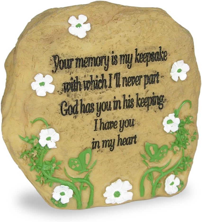 Amazon.com: BANBERRY DESIGNS Memorial Desktop Rock - Your Memory is My ...