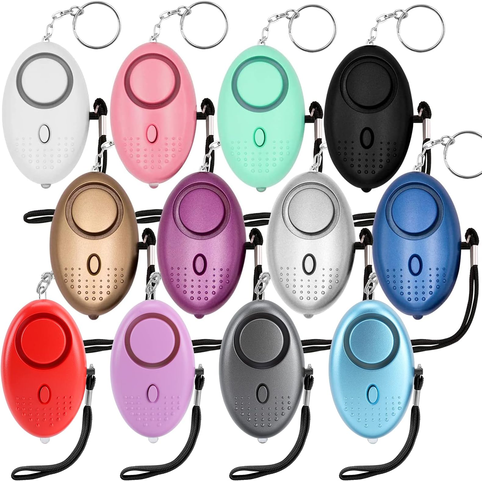 Amazon.com: Safe Sound Personal Alarm, 12 Packs 140DB Personal Security Alarm Keychain with LED ...