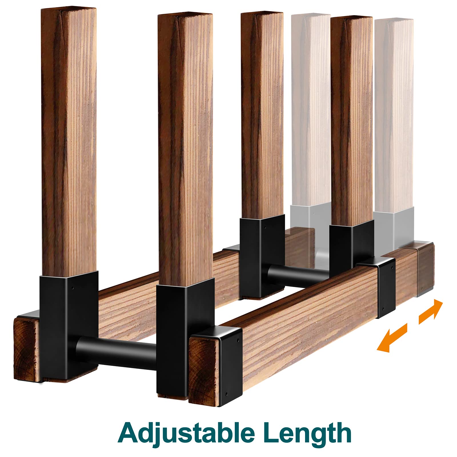 Snapklik.com : Amagabeli Set Of 4 Pack Outdoor Firewood Log Storage ...