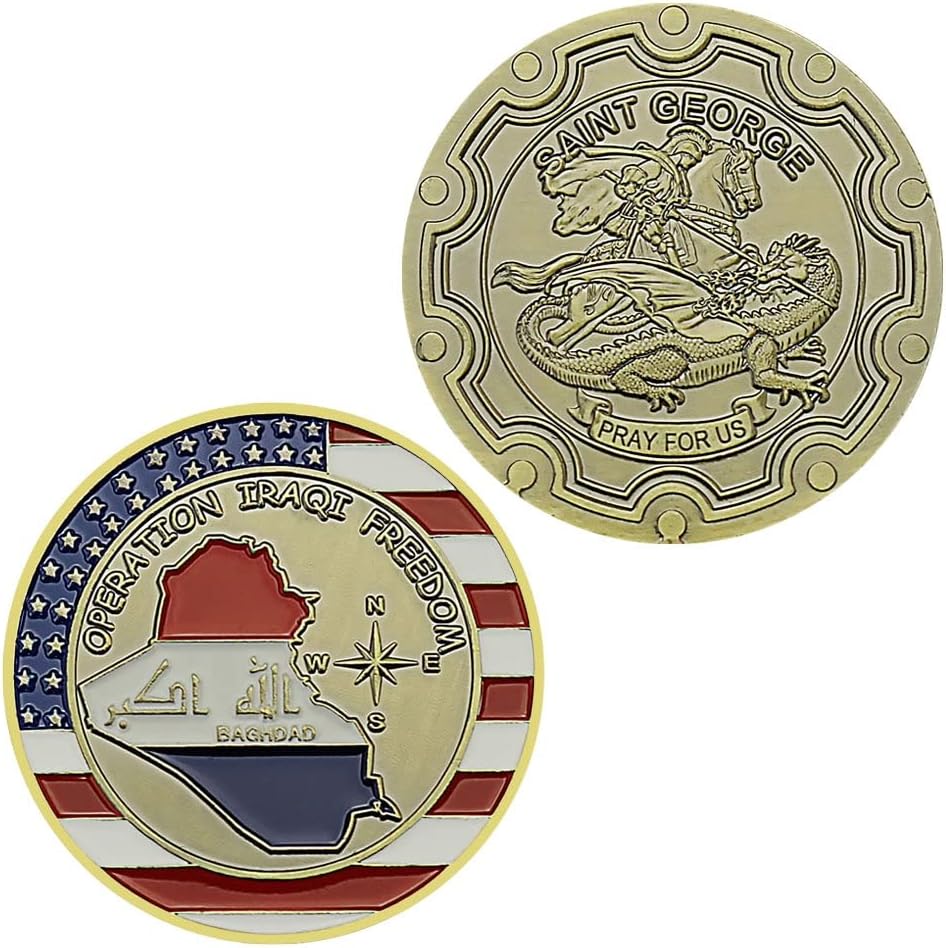 Amazon.com: NIUBB United States Operation Iraqi Freedom Challenge Coin ...