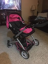 Amazon.com: Babyboo Deluxe Twin Doll Stroller Foldable Double Doll Pram ...