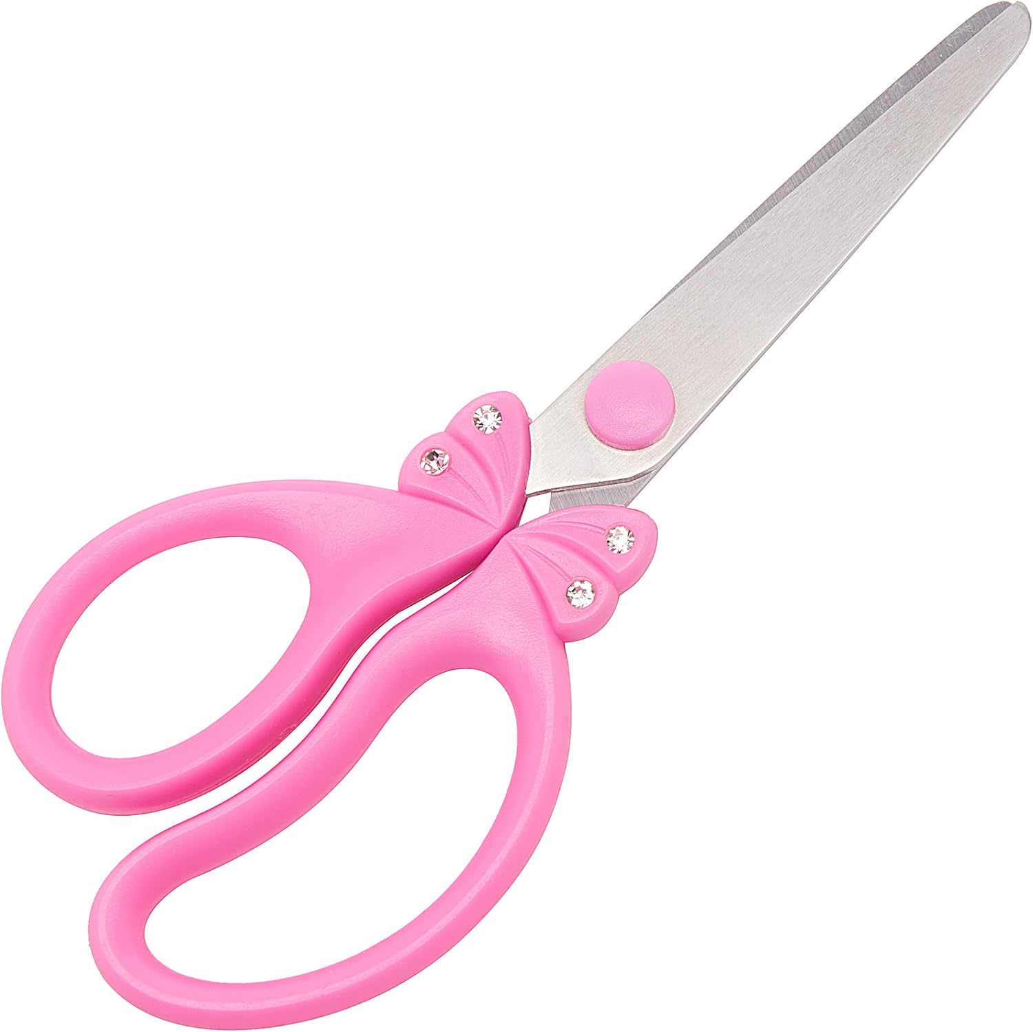 Amazon.com: Scissors for School Kids Pink Scissors for Girl Child ...