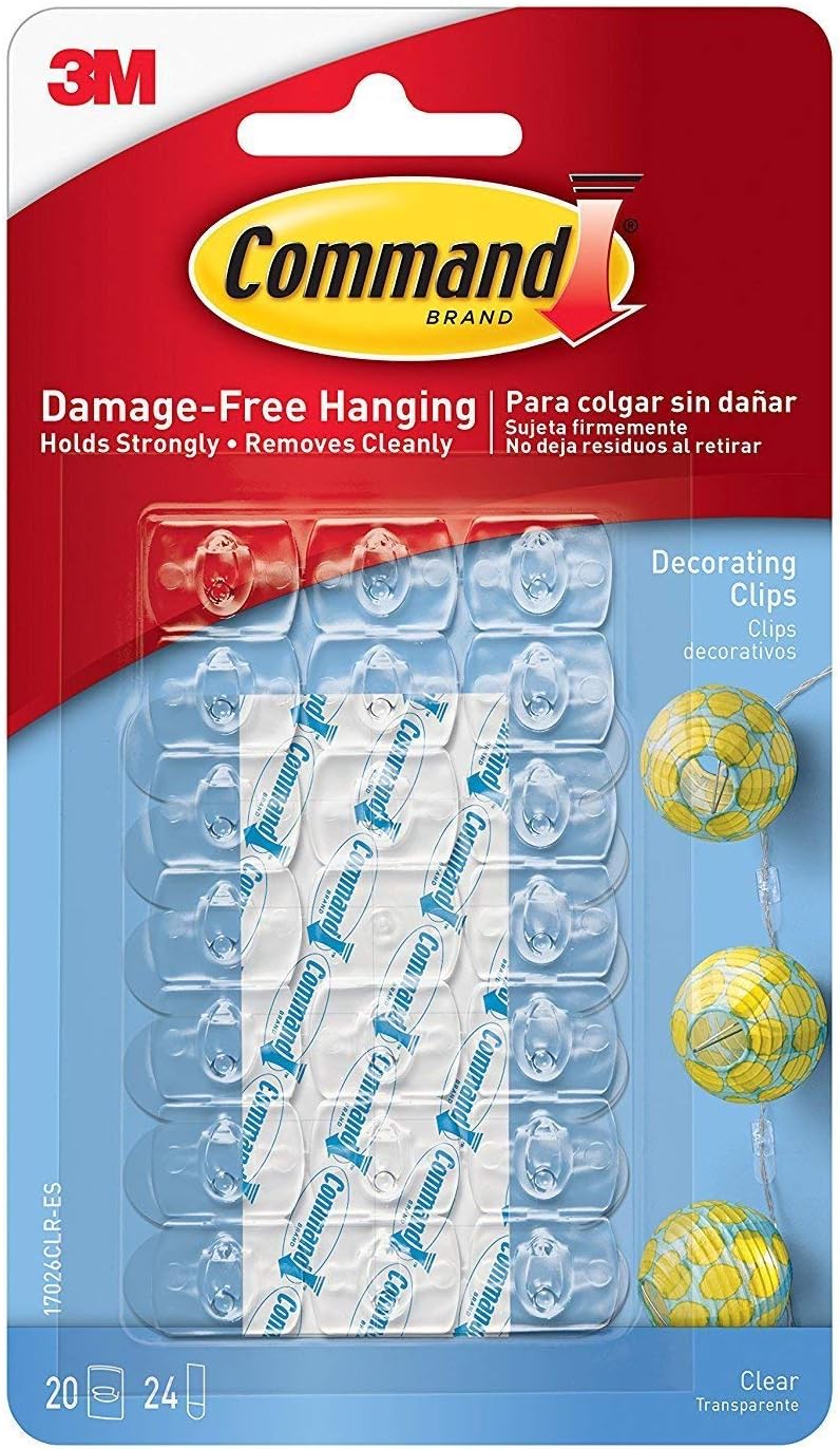 Amazon.com: 3M Command Decorating Clips, Clear, 60-Clip - 3 Pack : Home ...
