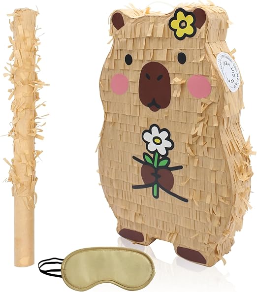 Amazon.com: Capybara Piñata,Capybara Themed Animal Piñata with Stick ...
