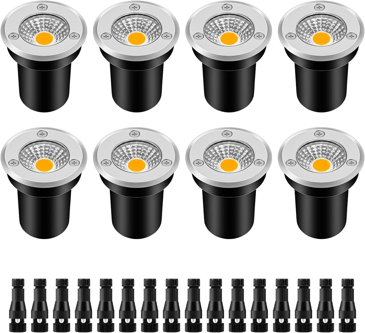 ZUCKEO - Luces LED de paisaje de bajo voltaje, 3 W, 12 V, 24 V, IP67 ...