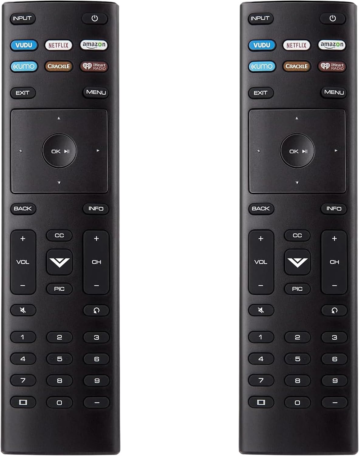 Amazon.com: Remote for Vizio Smart TV Remote, 2-Pack Universal ...