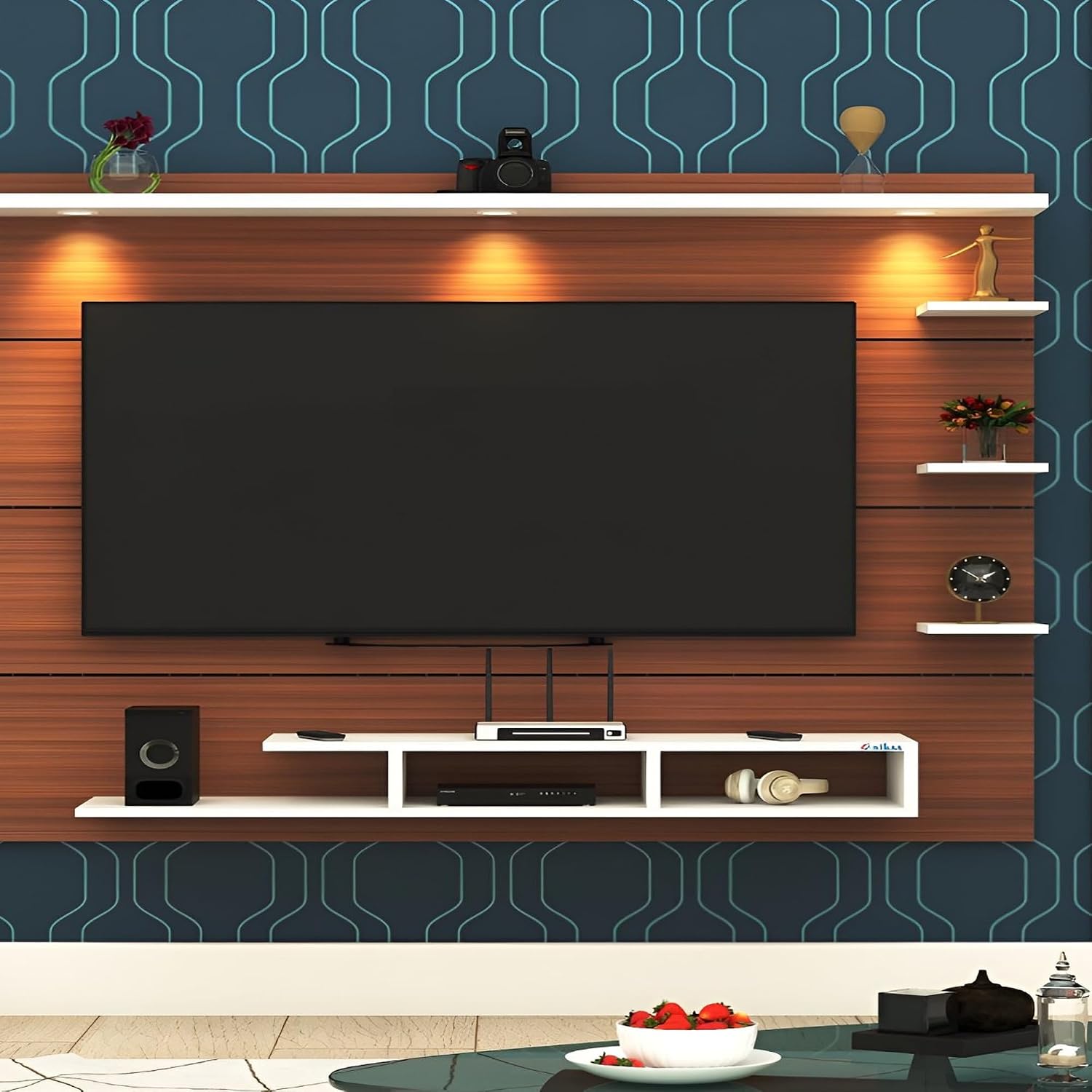 PICKWOOD Astra Modern Stylish Floor Stand TV Cabinet with Storage ...