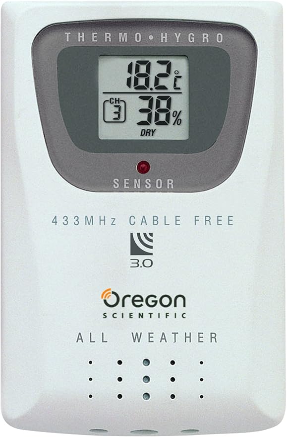 Oregon Scientific THGR810 Thermometer & Humidity Sensor For WMR100 ...