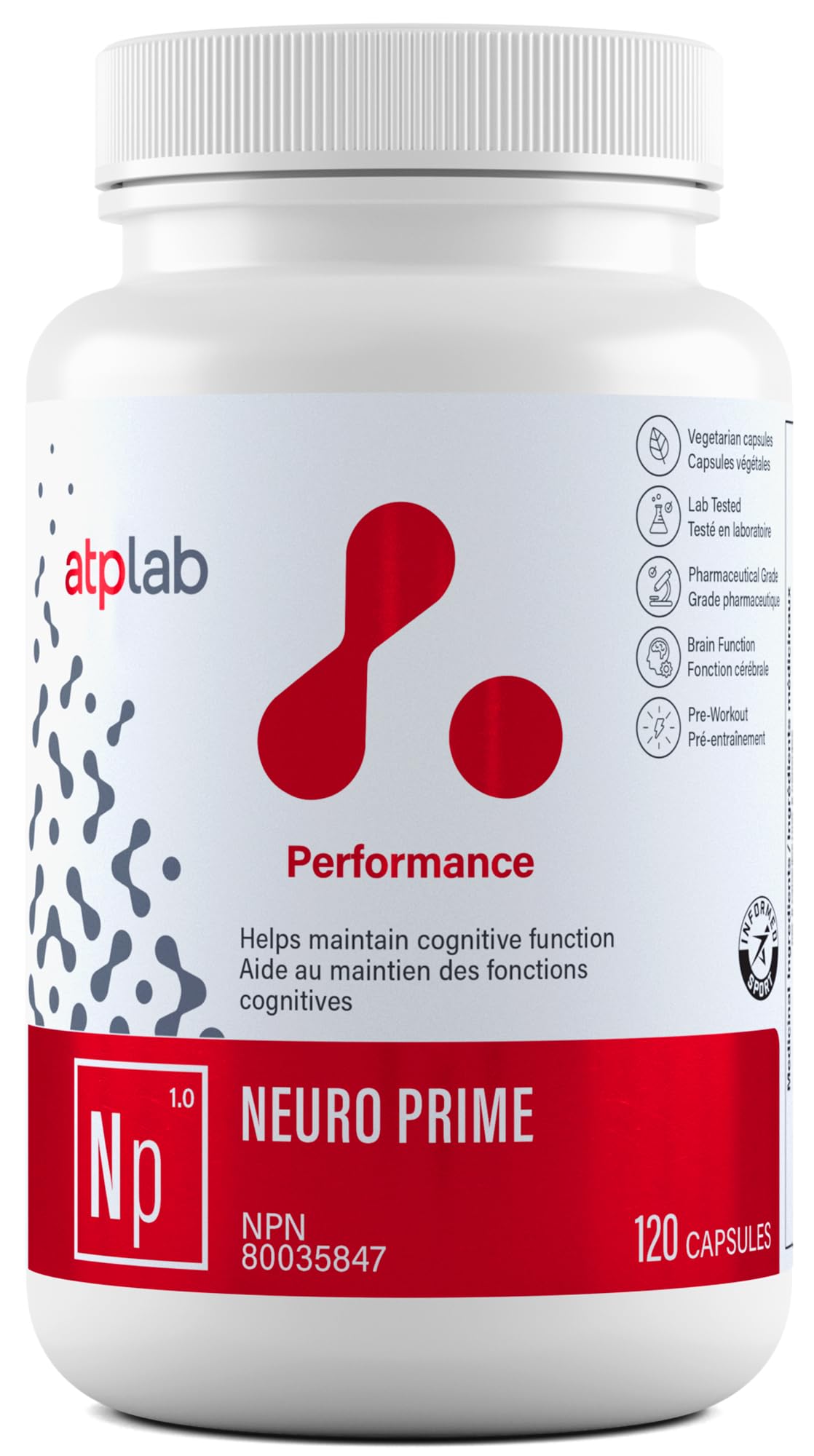 ATP LAB - Neuro Prime 120 Capsules - Brain and Memory Supplements ...