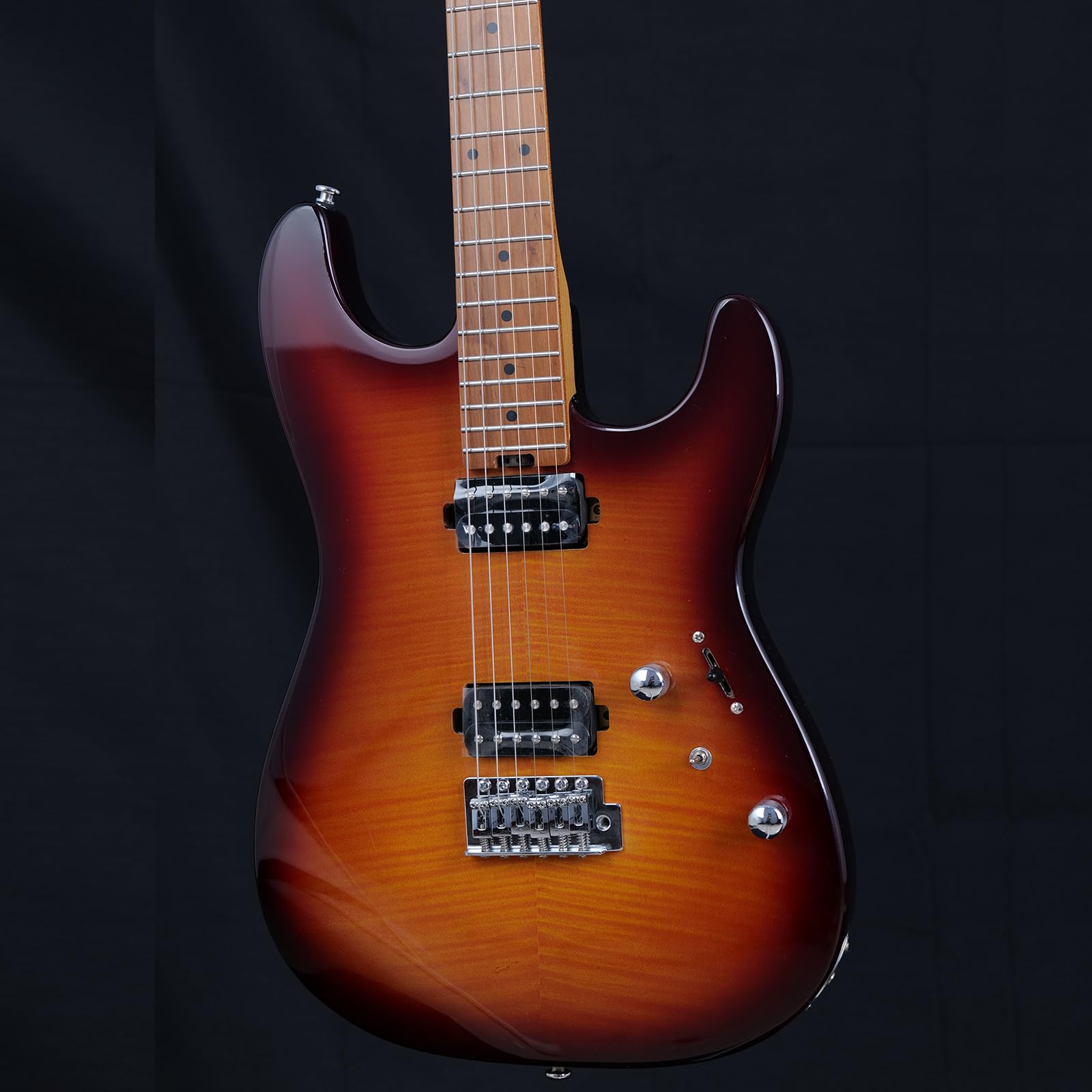 Jazz Guitar Glarry Electric Guitar 22 Frets Maple Electric Guitar Neck ...