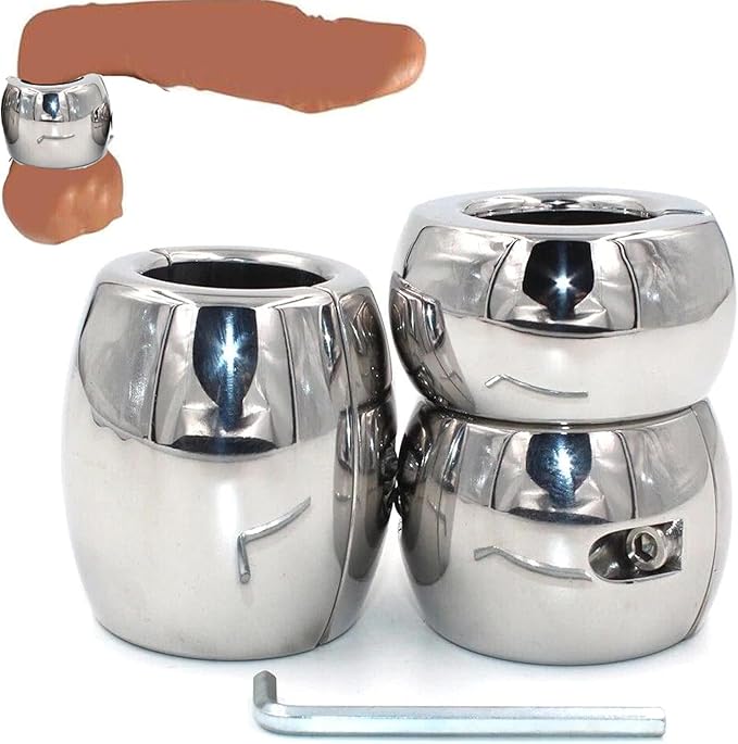 Amazon.com: Penis Trainer Restraint Stainless Steel Ball Stretcher ...