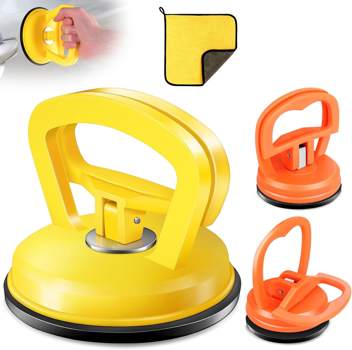 Amazon.com: SYEYYDS Dent Puller Kit, 3 Pack Car Dent Puller Suction Car ...