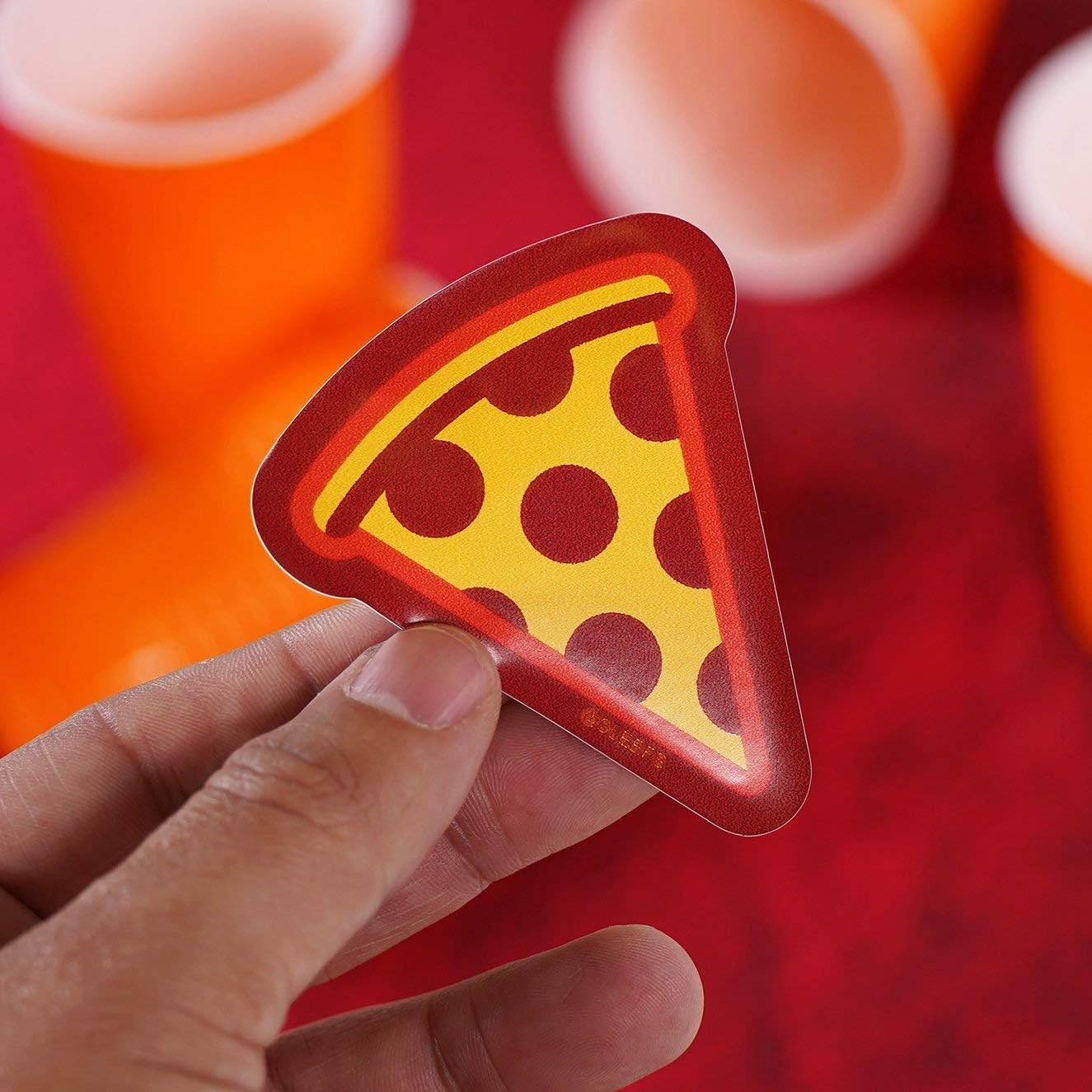 Amazon.com: SLEEFS Pizza Slice Sticker : Automotive