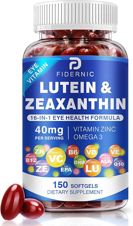 Amazon.com: Lutein and Zeaxanthin Supplement - AREDS 2 Plus+ Eye ...