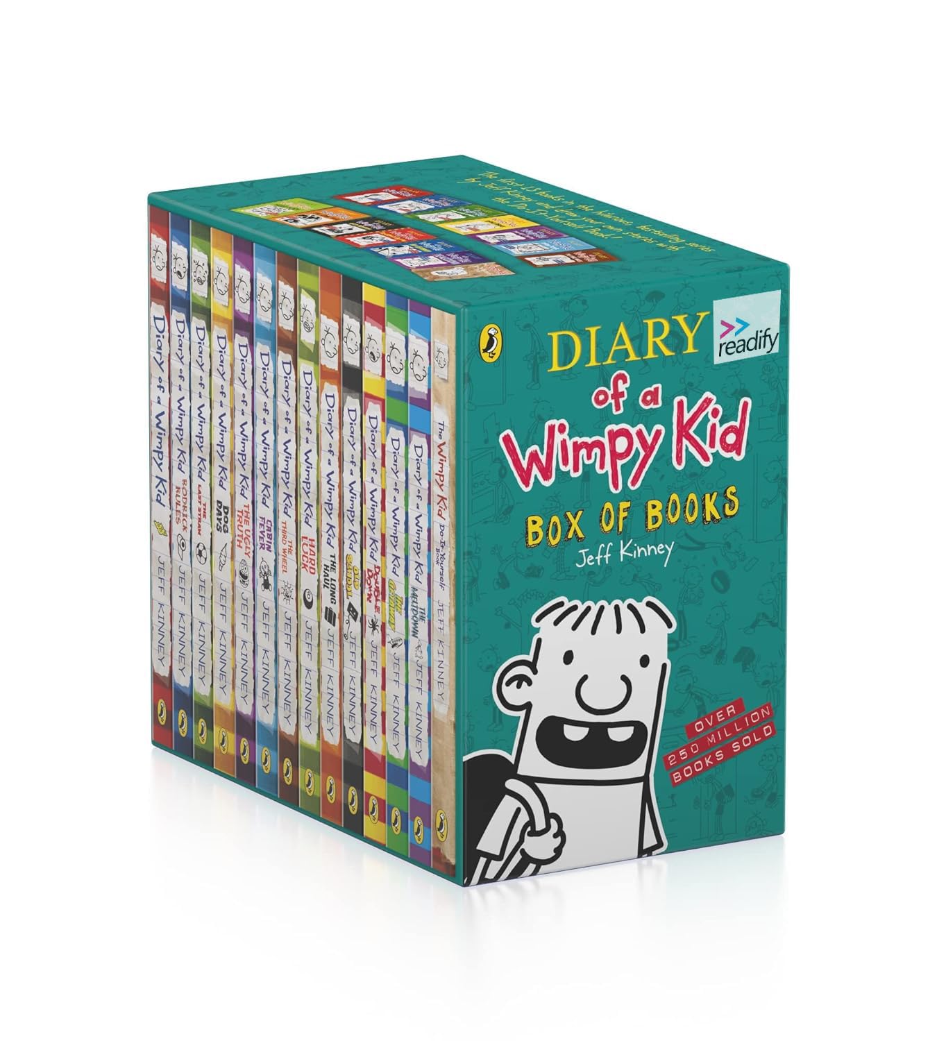 READIFY Diary of a Wimpy Kid Book Set (1-13 + DIY Book) | English ...