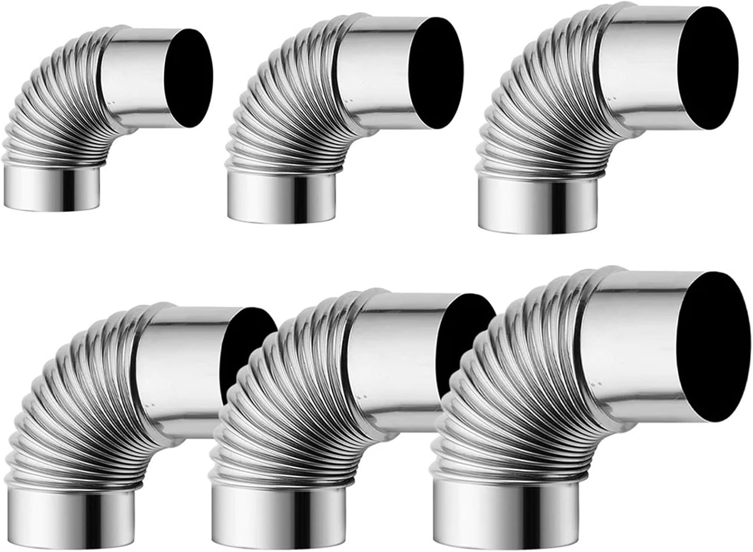 Amazon.com: KYPSZQPSH Stove Flue Steel Flue Pipe Elbow Rain Cap Pipes ...