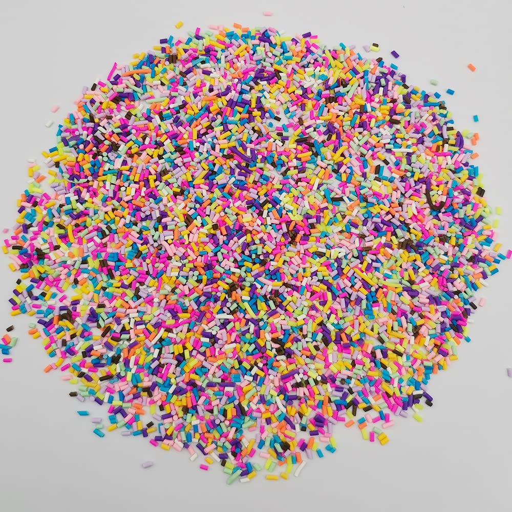 Amazon.com: 50g Colorful Fake Sprinkles Polymer Sprinkles Resin ...