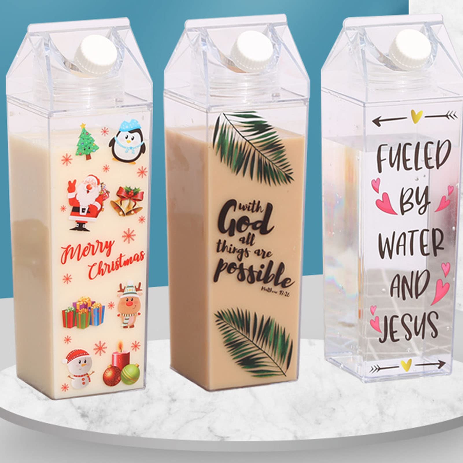 Plastic Milk Carton Cup