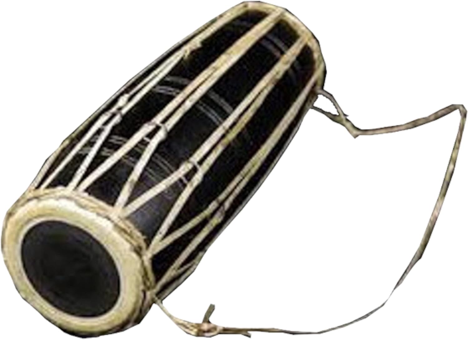 Amazon.com: Madal Drum Wooden Nepali Folk Instrument Authentic Design ...