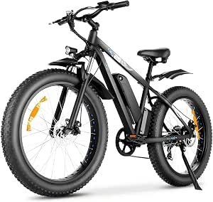 Amazon.com : Speedrid Electric Bike 48V 500W Fat Tire Electric Bike ...
