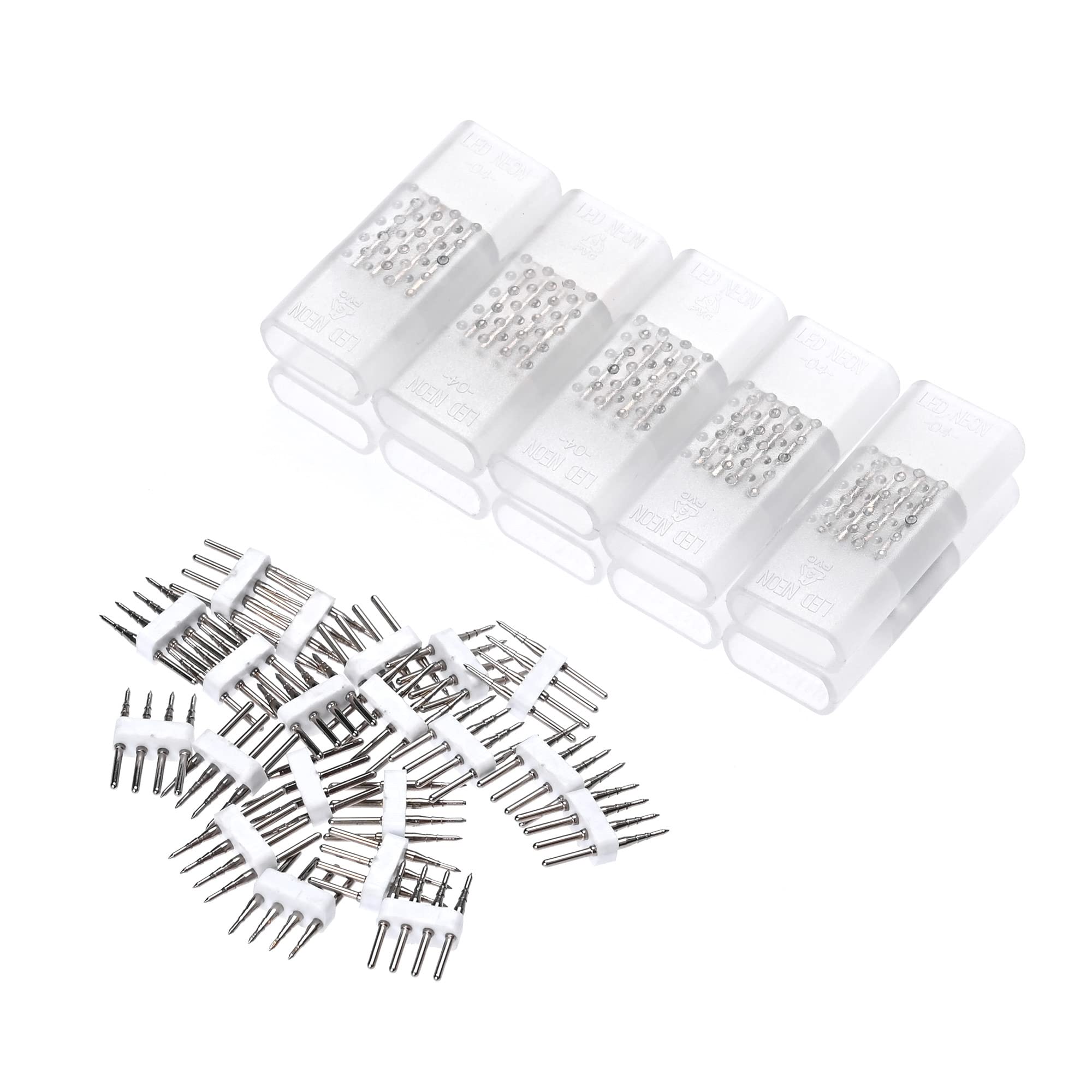 Snapklik.com : 10 Pack Splice Connectors Pin Accessories For RGB Neon ...