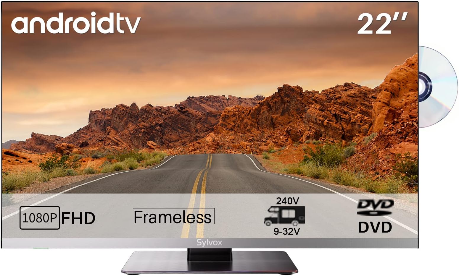 MOBILETV Smart WebOS 24'' - 60 cm - 12V / 24 V / 230V - TV CONNECTE ...