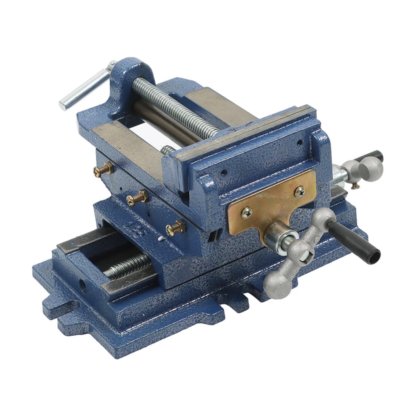 findmall 5 Inch Cross Slide Drill Press Vise Heavy Duty Benchtop ...
