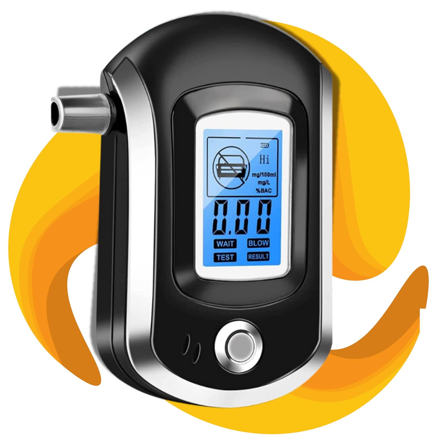 Breathalyzer to Test Alcohol Professional Grade Accuracy Portable ...