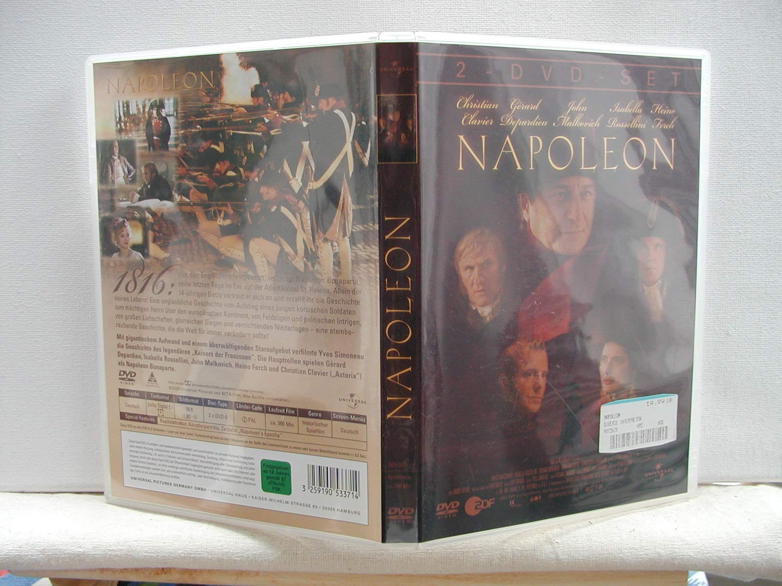 Napoleon (2 DVDs): Amazon.de: Ferch, Heino, Rossellini, Isabella ...