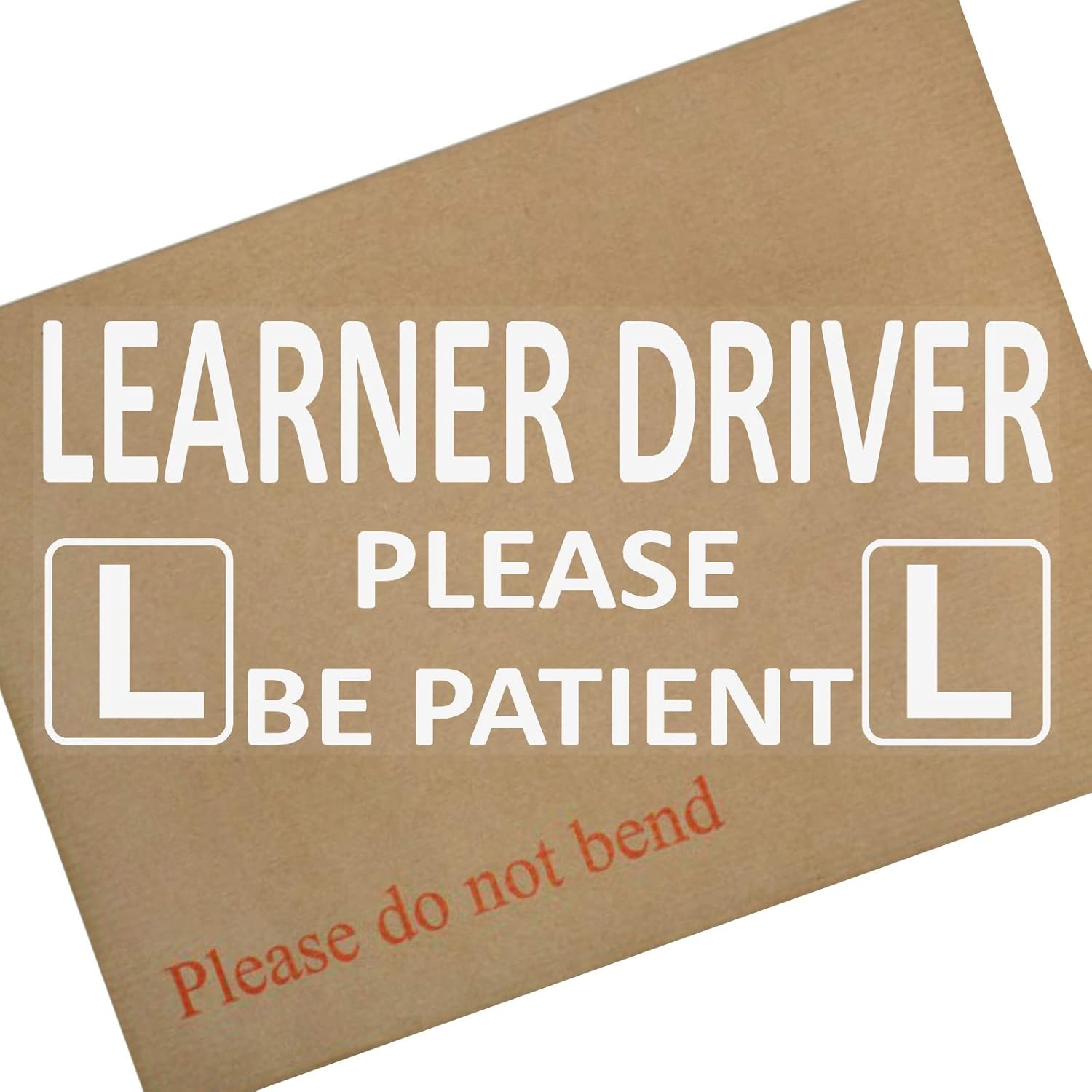 1 x Sticker Learner Driver Please Be Patient Sign Learn Drive Internal ...