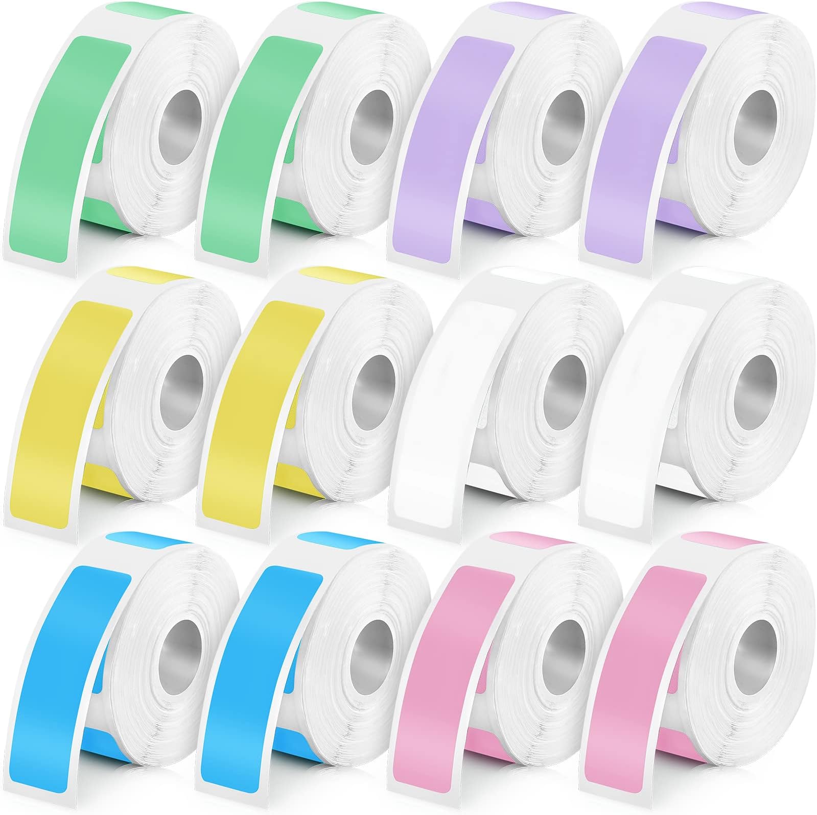 Amazon.com : Marspark 1920 Pieces Label Tape Label Print Stickers ...