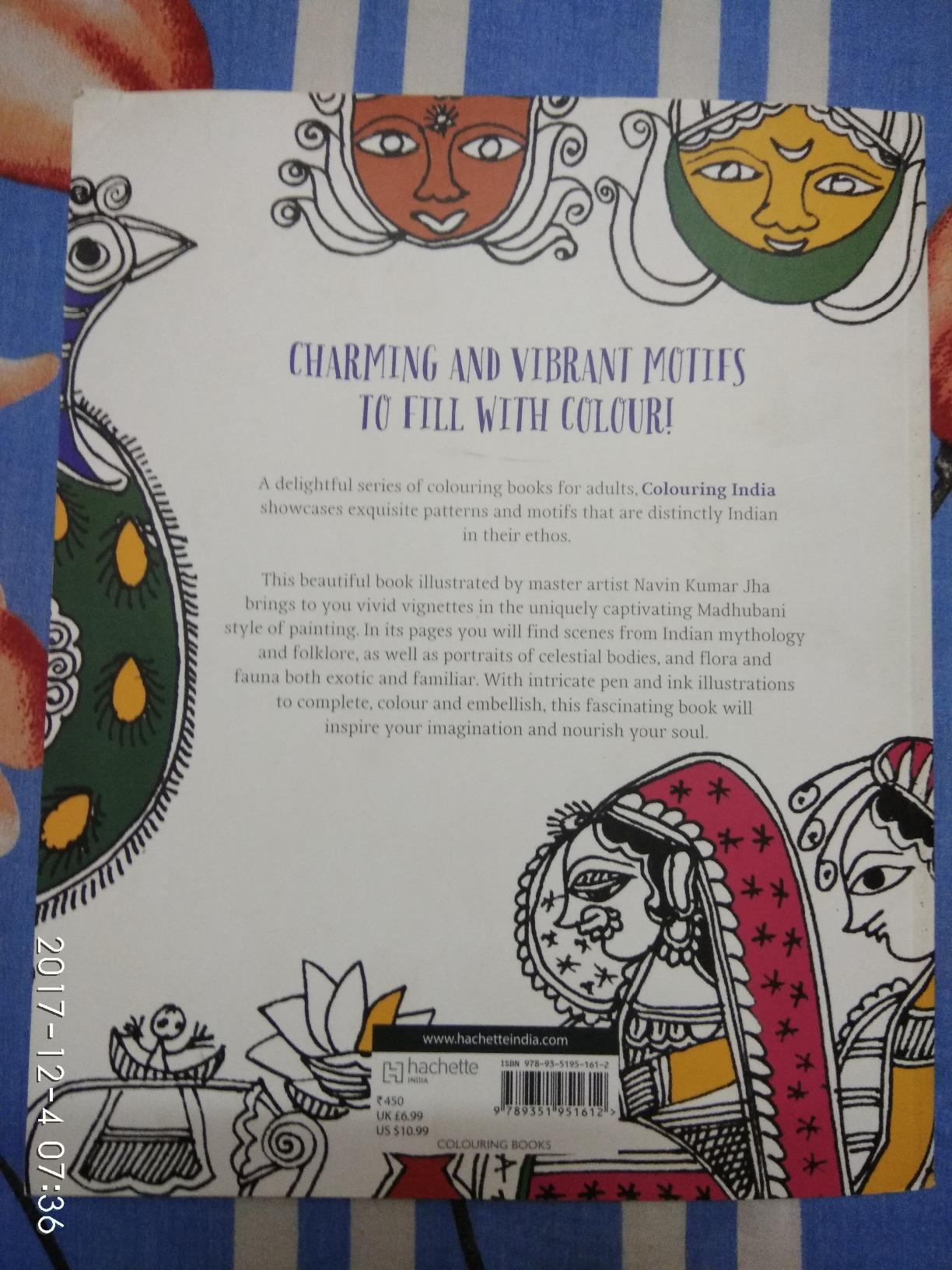Buy COLOURING INDIA: CREATIVE COLOURING WITH MADHUBANI ART Book Online ...