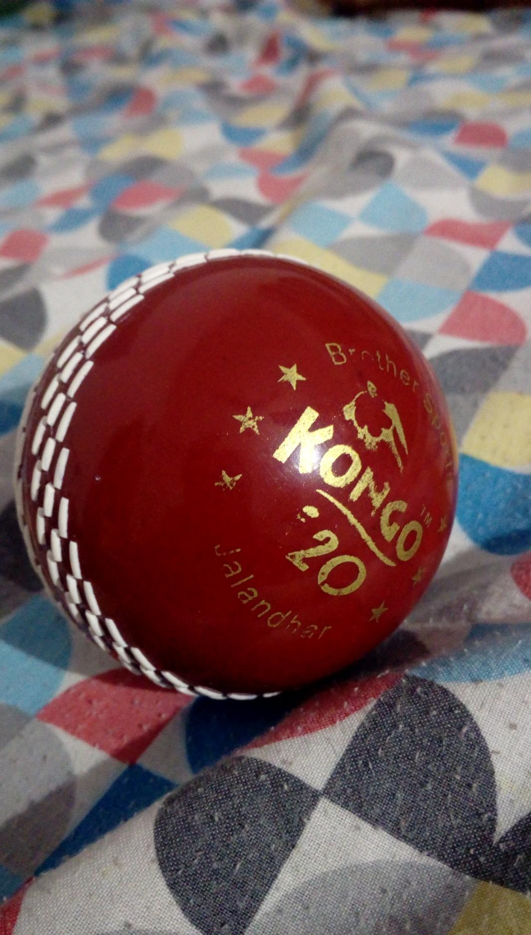 Kongo Soft Cricket Ball - PVC - Low Bounce - Size: Standard (Qty of ...