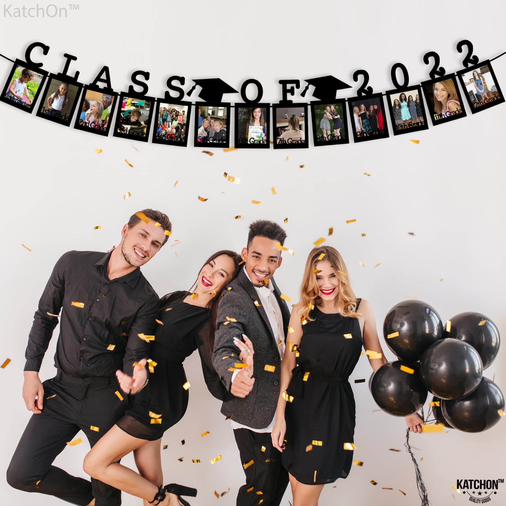 Buy Felt, Class of 2022 Graduation Photo Banner - KG to 12th Graduation ...