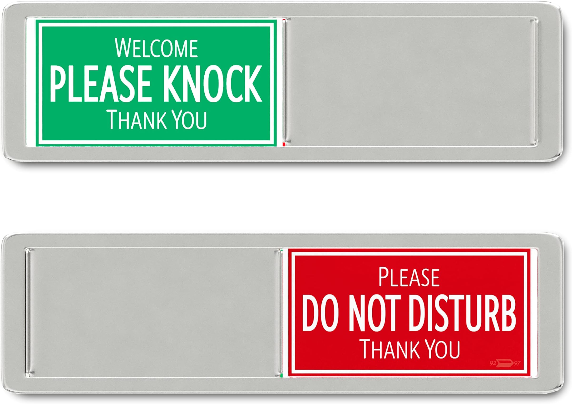Amazon.com : Green & Red Please Do Not Disturb Sign, Welcome Please ...