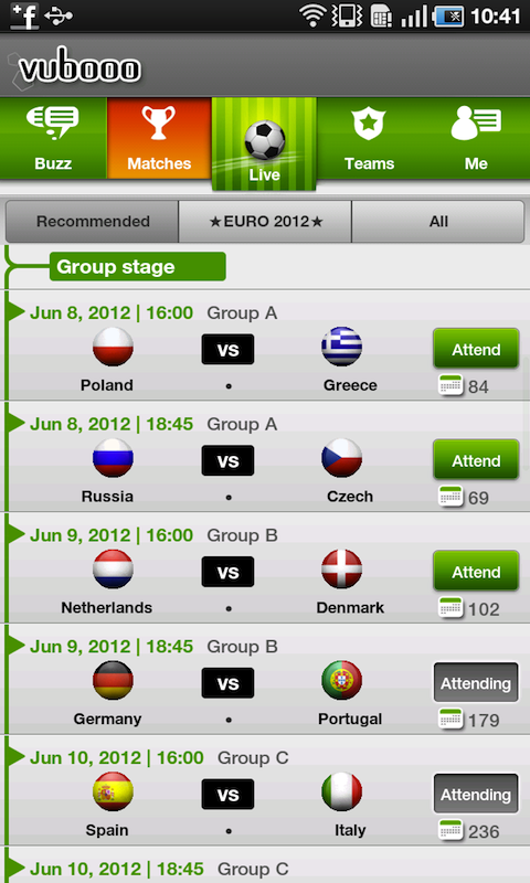 EURO 2012 Live - App on the Amazon Appstore