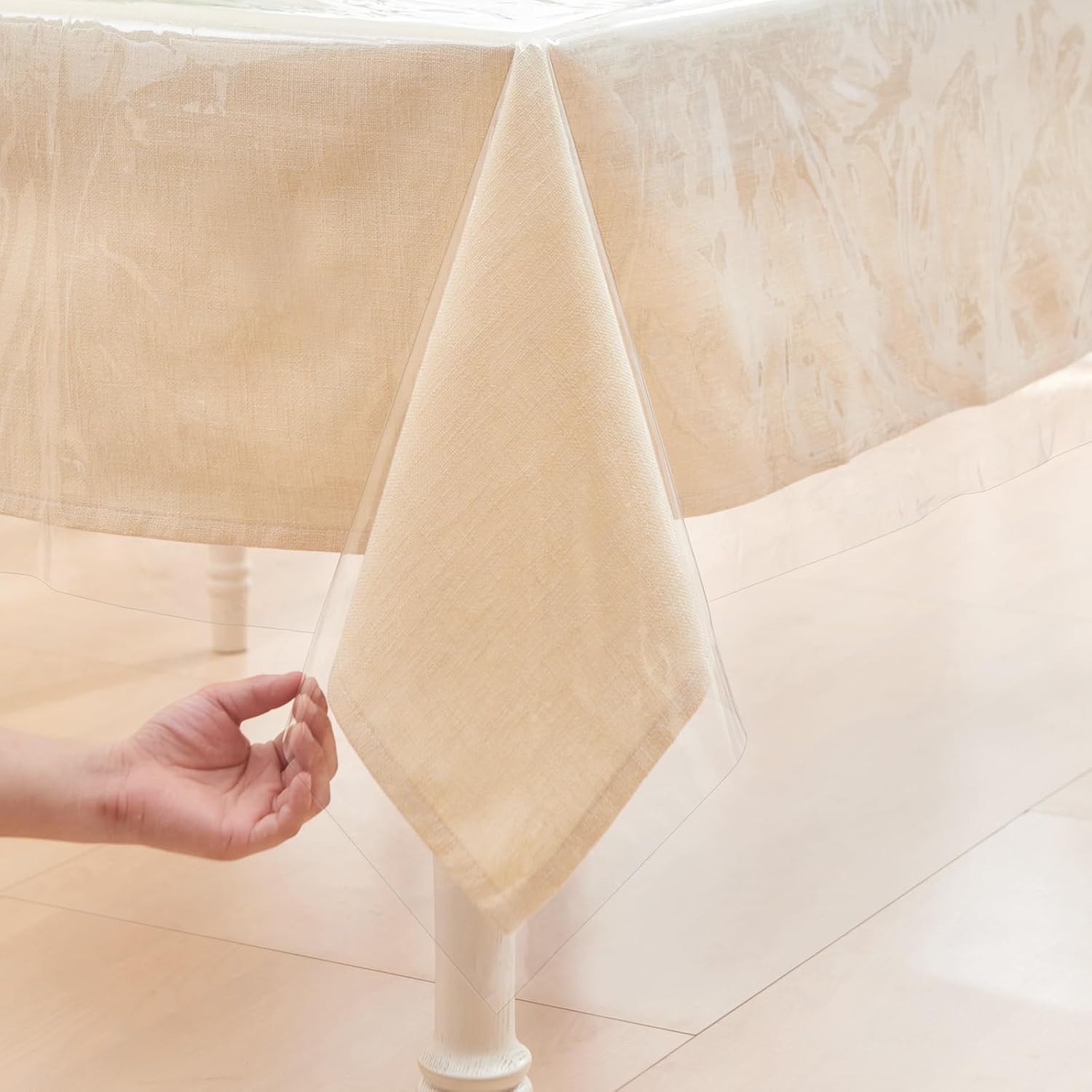 Amazon.com: Deep Dream Clear Vinyl Tablecloth Protector, 60 x 124 Inch ...