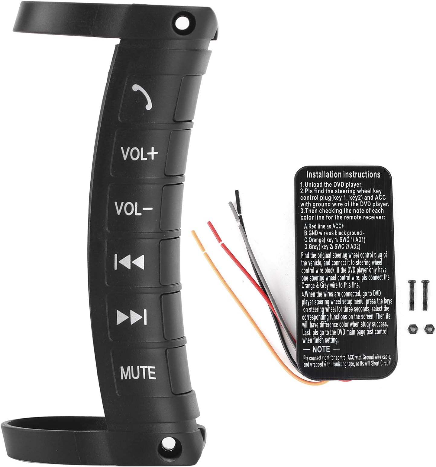 Amazon.com: Steering Wheel Button, Multifunction Car Steering Wheel ...