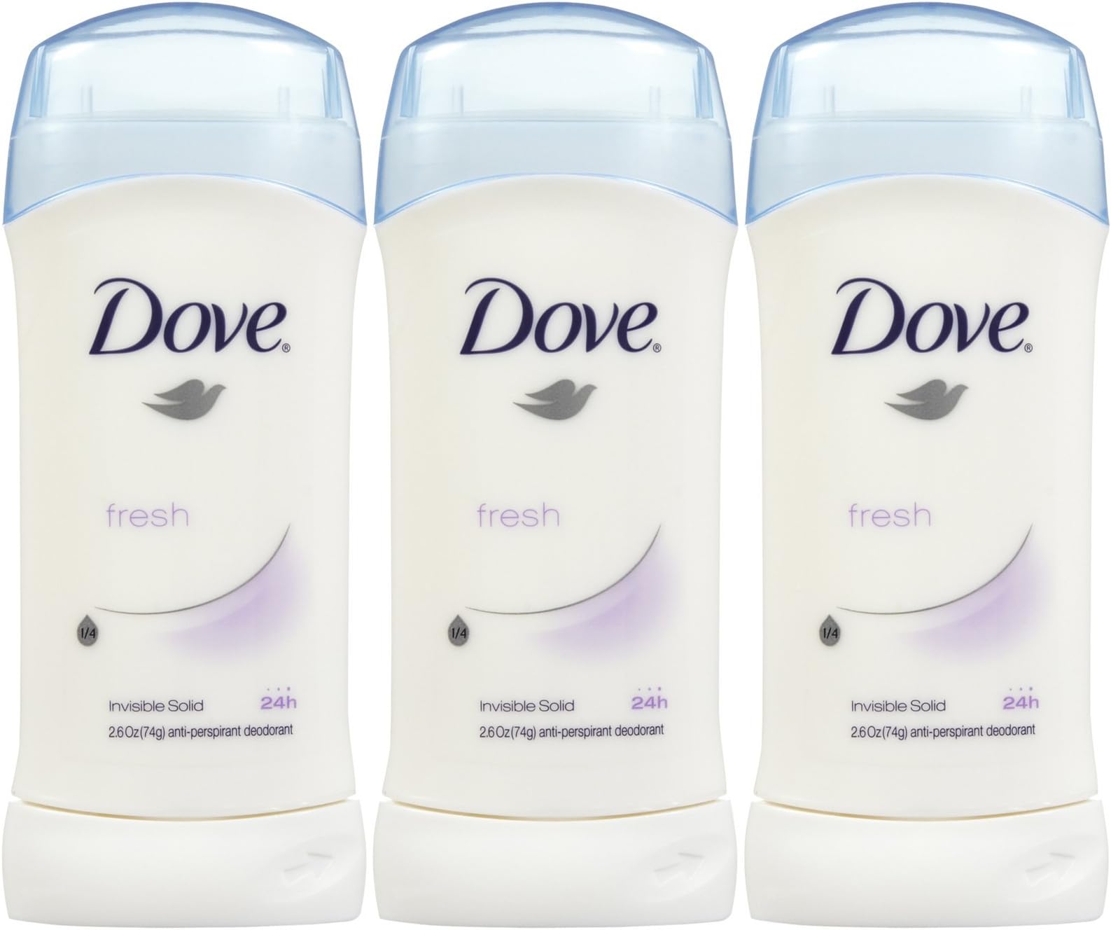 Amazon.com : Dove Anti-Perspirant Deodorant Invisible Solid Fresh 2.60 ...
