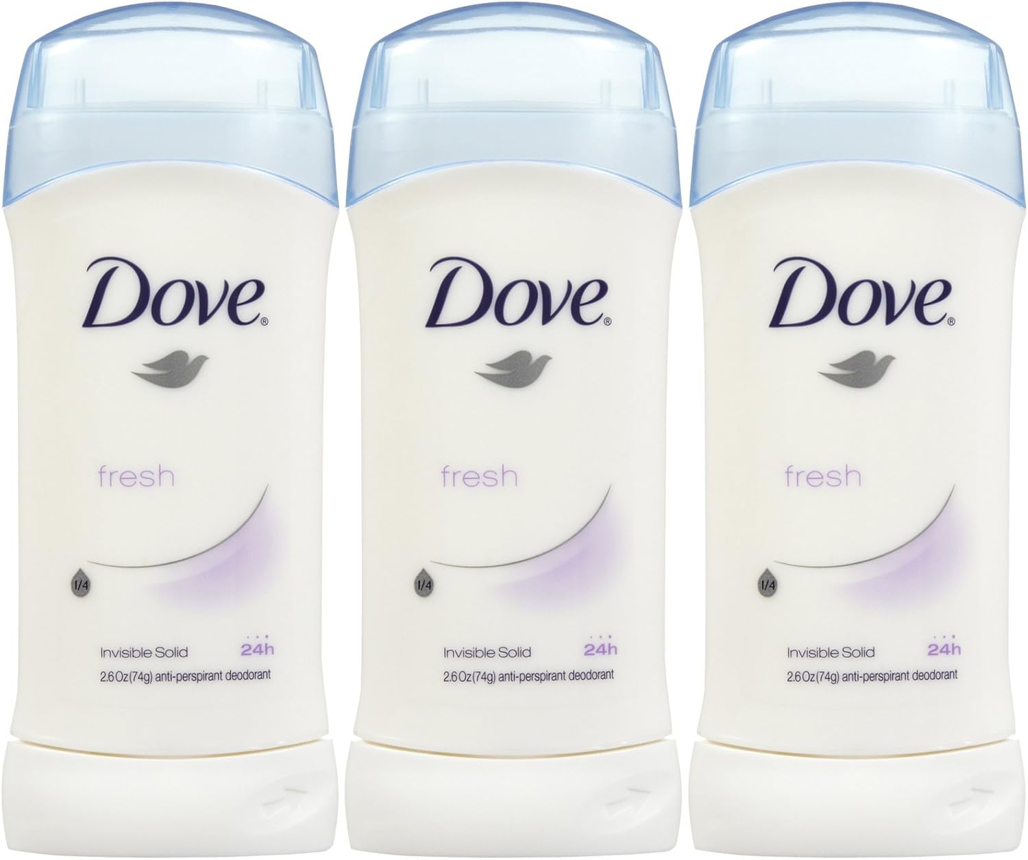 Dove Invisible Solid Anti-Perspirant/Deodorant - Fresh 2.6 oz. (Pack of ...