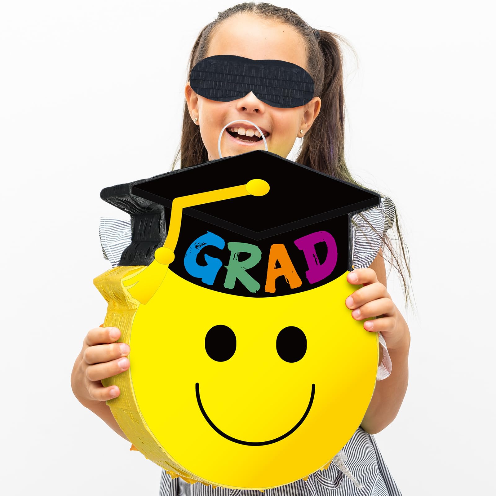 Snapklik.com : Hollowfly Graduation Smile Face Pinata