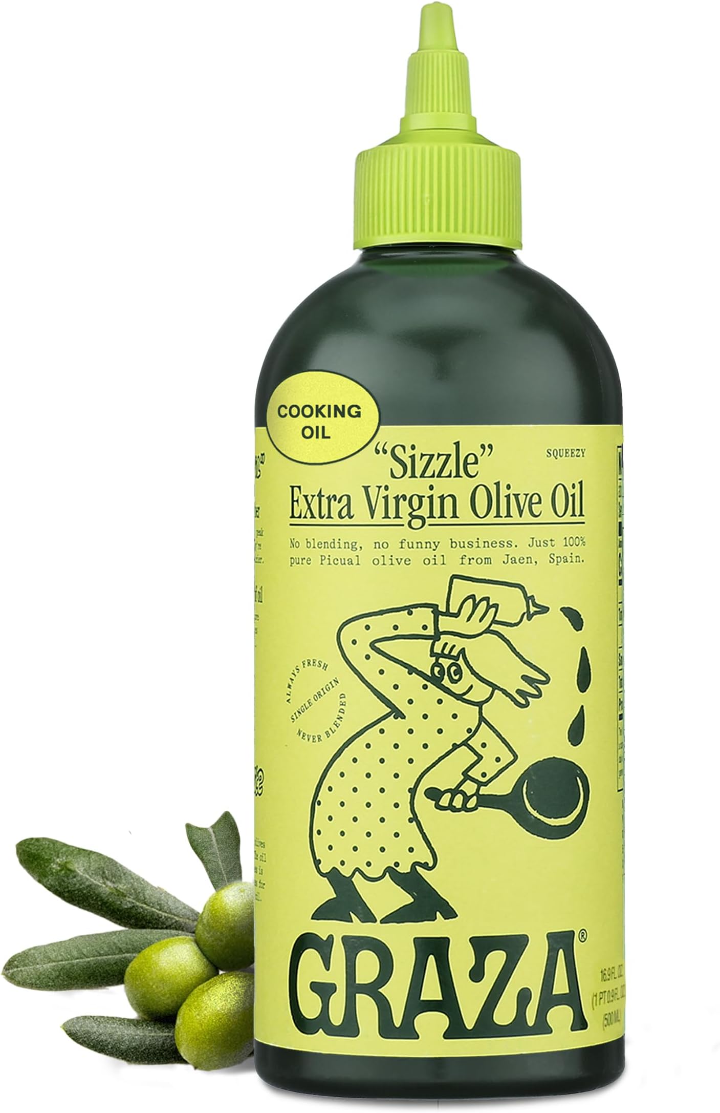 Amazon.com : Graza Sizzle Extra Virgin Olive Oil, Cooking Oil - High ...