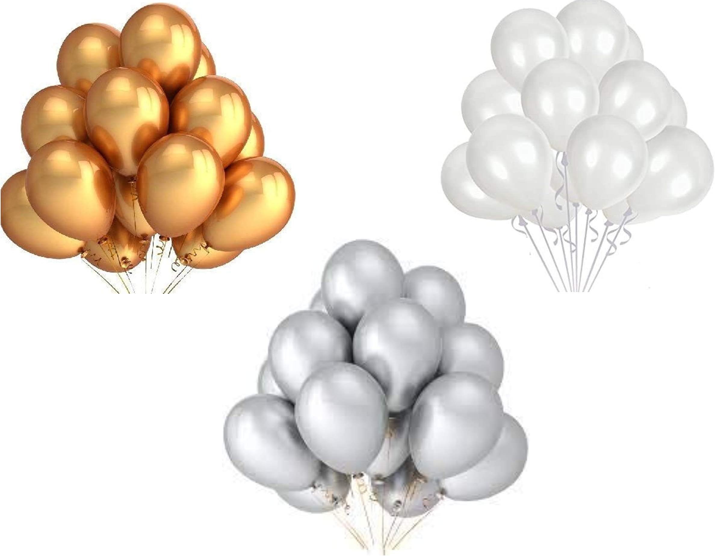 Vail Creations Made in India 12 inch HD Metallic Finish Balloons for ...